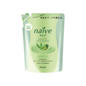 - TESOLIFE特搜商城 KRACIE NAIVE SHAMPOO ALOE REFILL SMOOTH 400ML